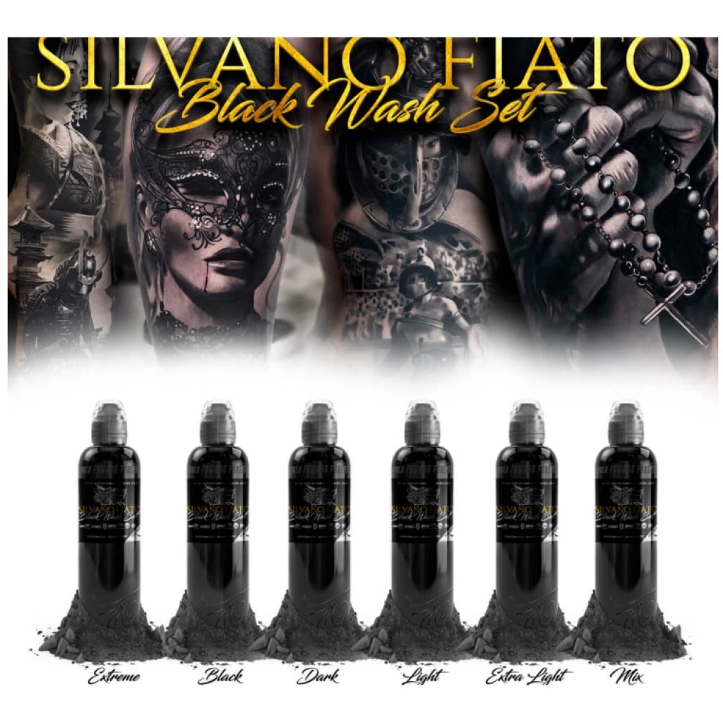 SILVANO FIATO BLACK WASH SET | TatooMex