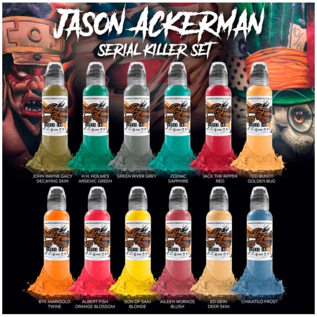 JASON ACKERMAN SERIAL KILLER SET | TatooMex
