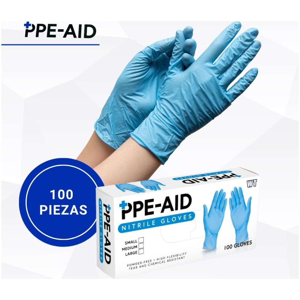 Guantes Azules Nitrilo | TatooMex