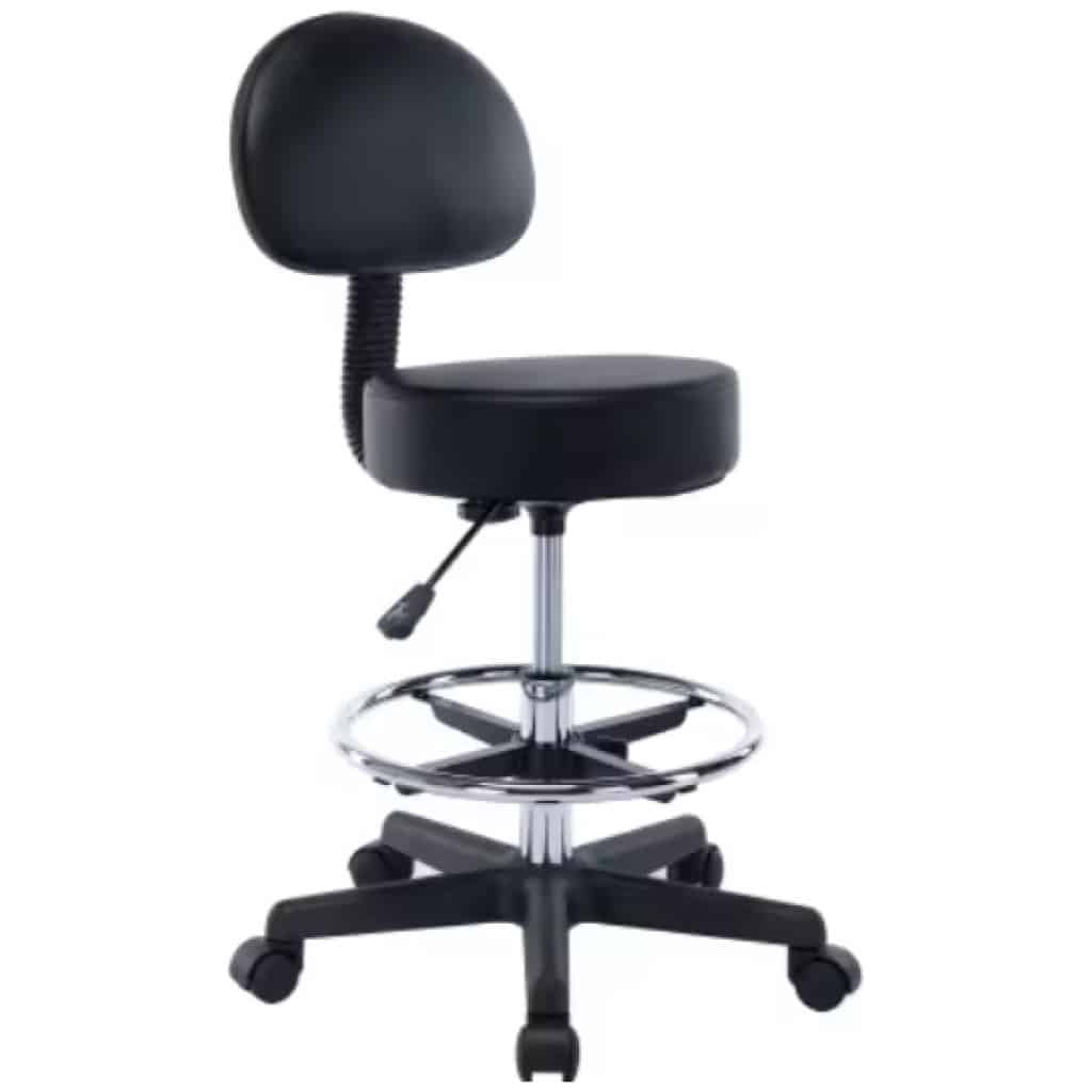 Silla con soporte redonda con ruedas | TatooMex