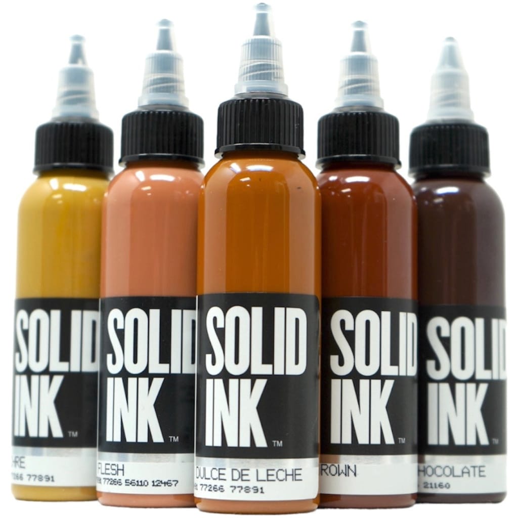 Solid Ink Brown Set | TatooMex